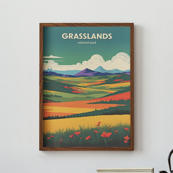 Grasslands National Park Poster - Etsy