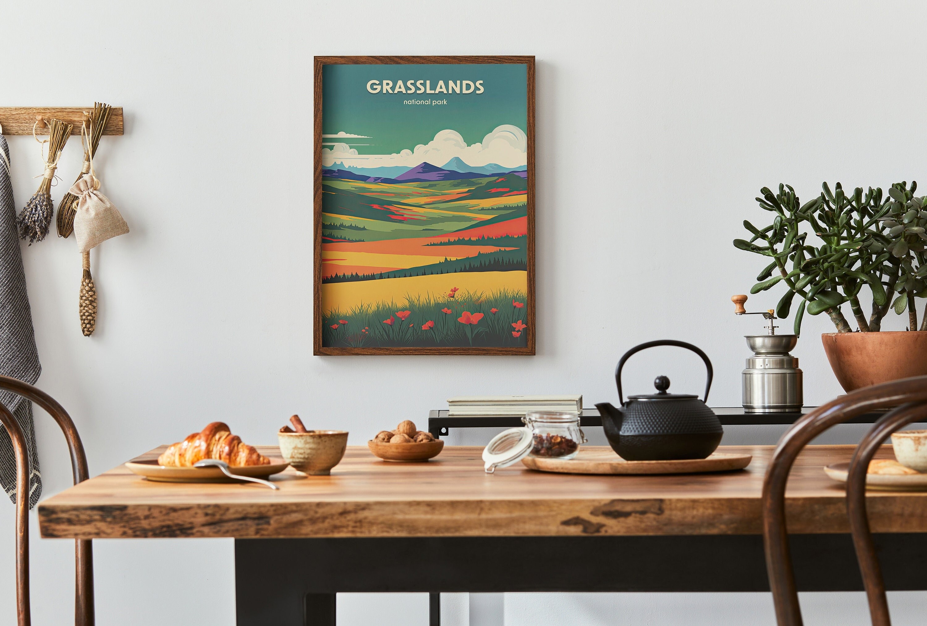 Grasslands National Park Saskatchewan Canada Travel Poster | Print at ...