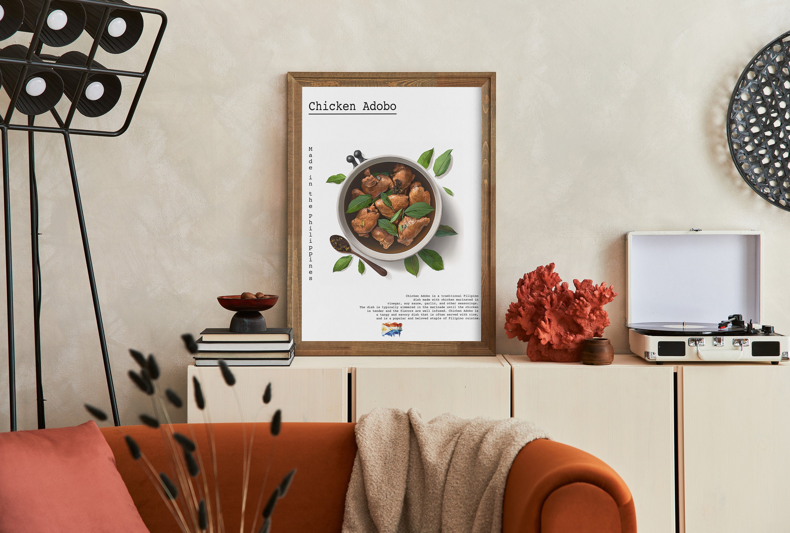 Philippines Chicken Adobo National Dish Poster Digital Artwork Print at ...