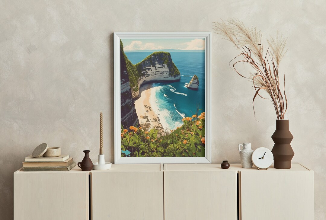 Nusa Penida Diamond Beach Print Bali Indonesia Poster | Print at Home ...