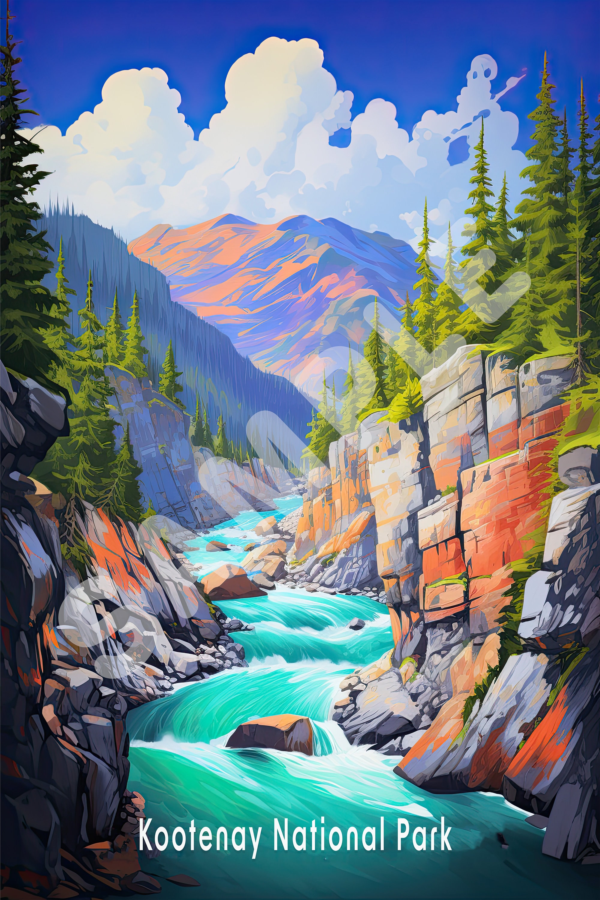 Canadian National Parks Poster 15 Parks Combo Pack All Sizes Print at ...