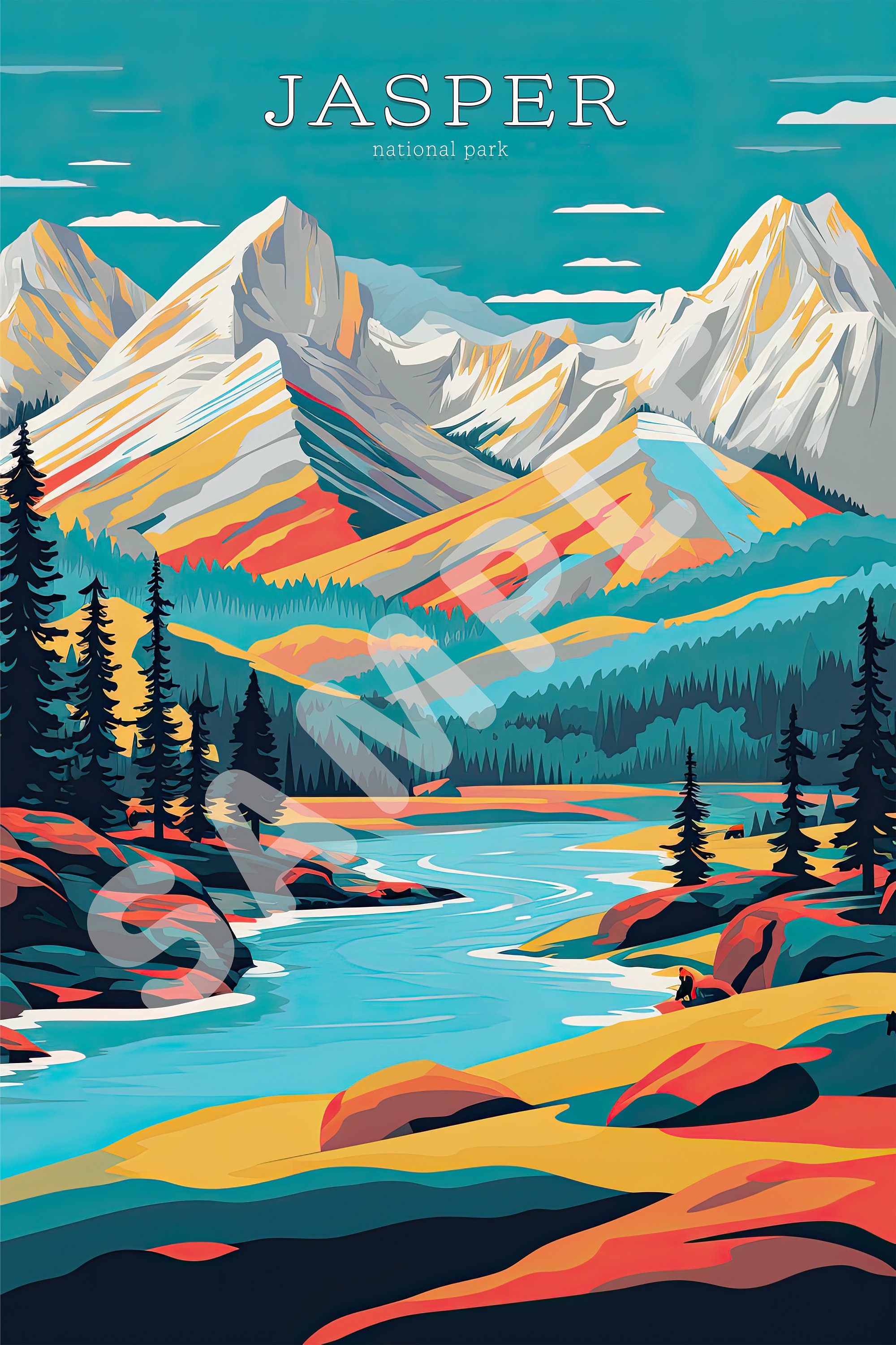 Canadian National Parks Poster 15 Parks Combo Pack All Sizes Print at ...