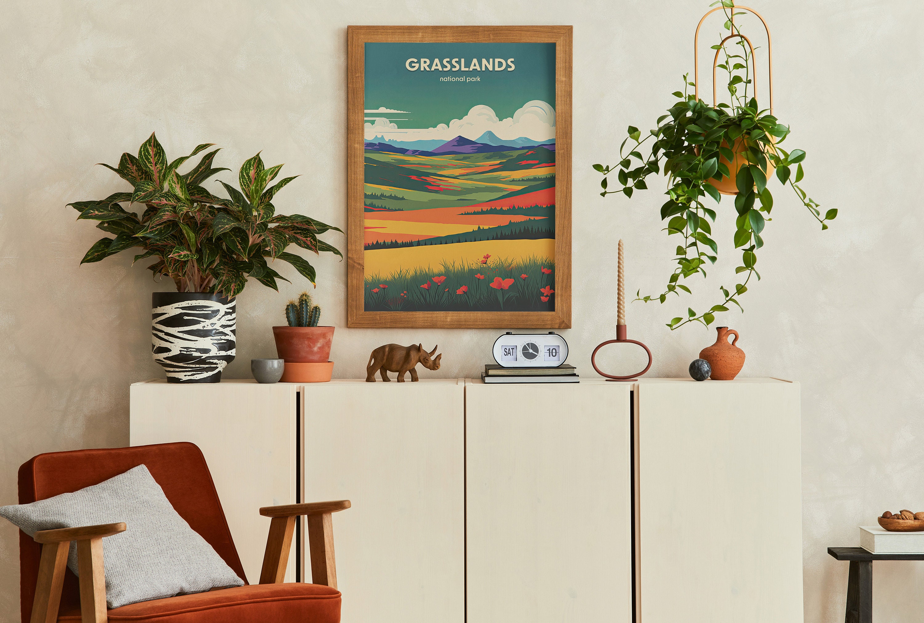 Grasslands National Park Saskatchewan Canada Travel Poster | Print at ...