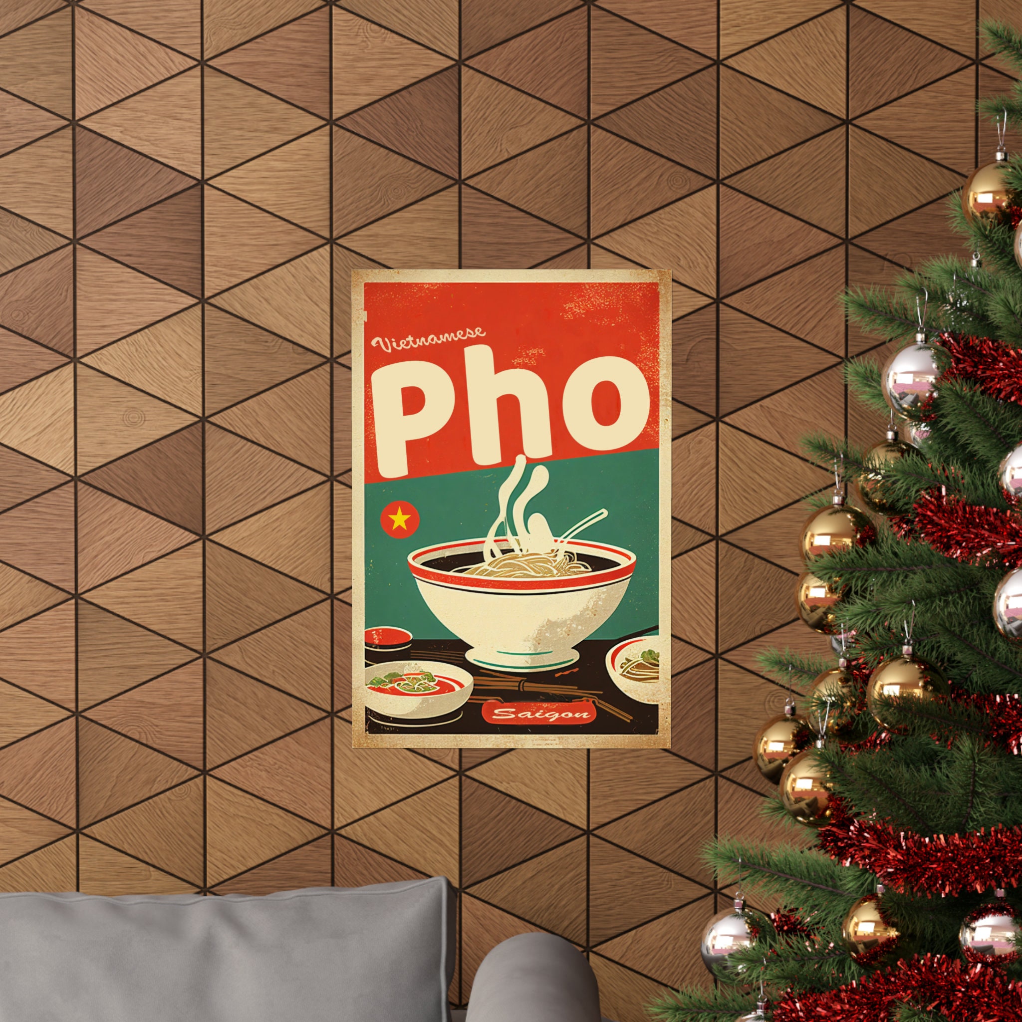 Vintage Vietnamese Pho Poster in 16x24 - Etsy