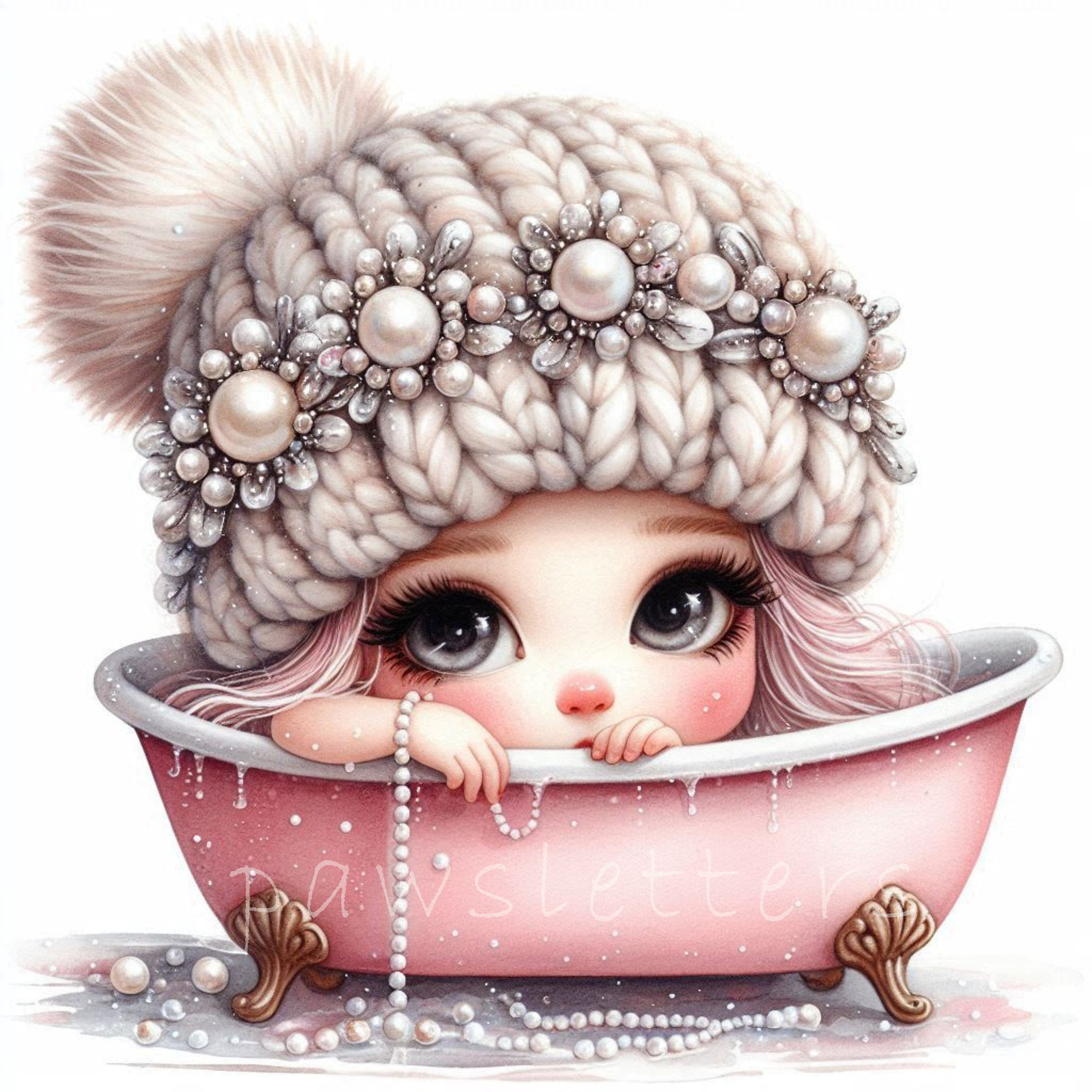 Cozy Bathtub Gnome Clipart Set of 10 High Quality 300 DPI Jpegs Spa ...