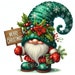 Christmas Gnome Clipart | Set of 10 | High Quality 300 DPI Jpegs | Cute ...