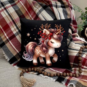 Christmas Reindeer Unicorn Clip Art Set of 10 Pngs for Christmas ...