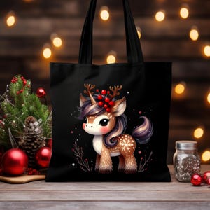 Christmas Reindeer Unicorn Clip Art Set of 10 Pngs for Christmas ...