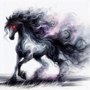 Nightmare Mare Clipart | Set of 10 | High Quality 300 DPI Jpegs ...