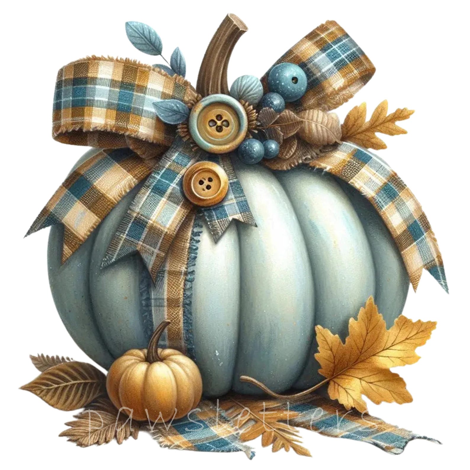 Plaid Pumpkin Clipart | Set of 10 | High Quality 300 DPI Jpegs ...
