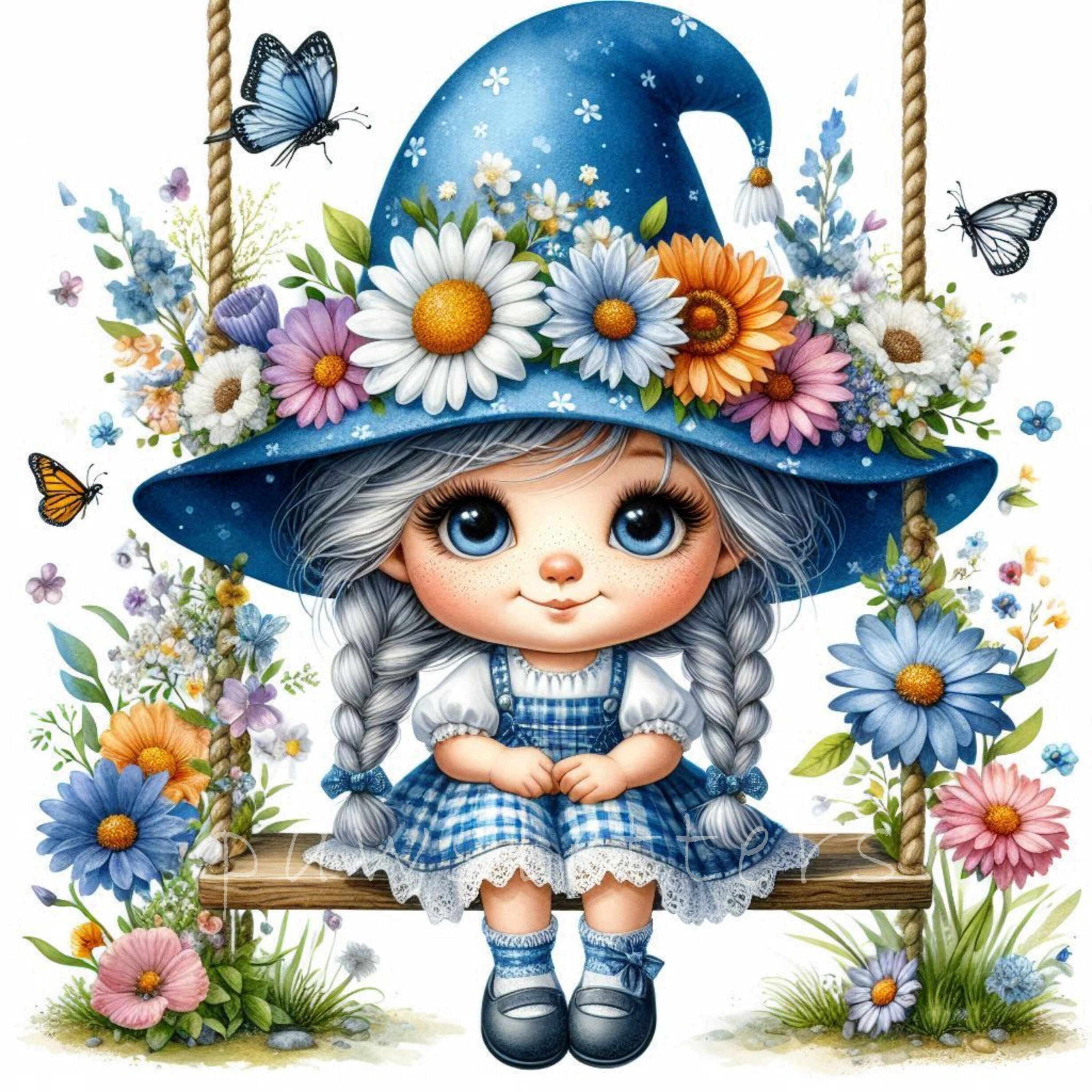 Spring Gnome Garden Clipart | Set of 10 | High Quality 300 DPI Jpegs ...