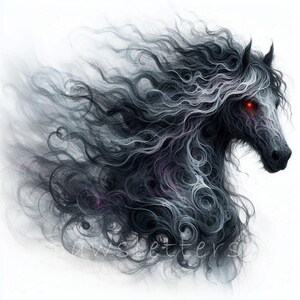 Nightmare Mare Clipart | Set of 10 | High Quality 300 DPI Jpegs ...