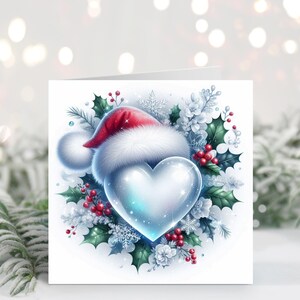 Winter Christmas Silver Hearts Clipart | Set of 10 | High Quality 300 ...