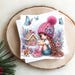 Gnome Gingerbread House Clipart 10 High Res Watercolor Jpgs Enchanting ...