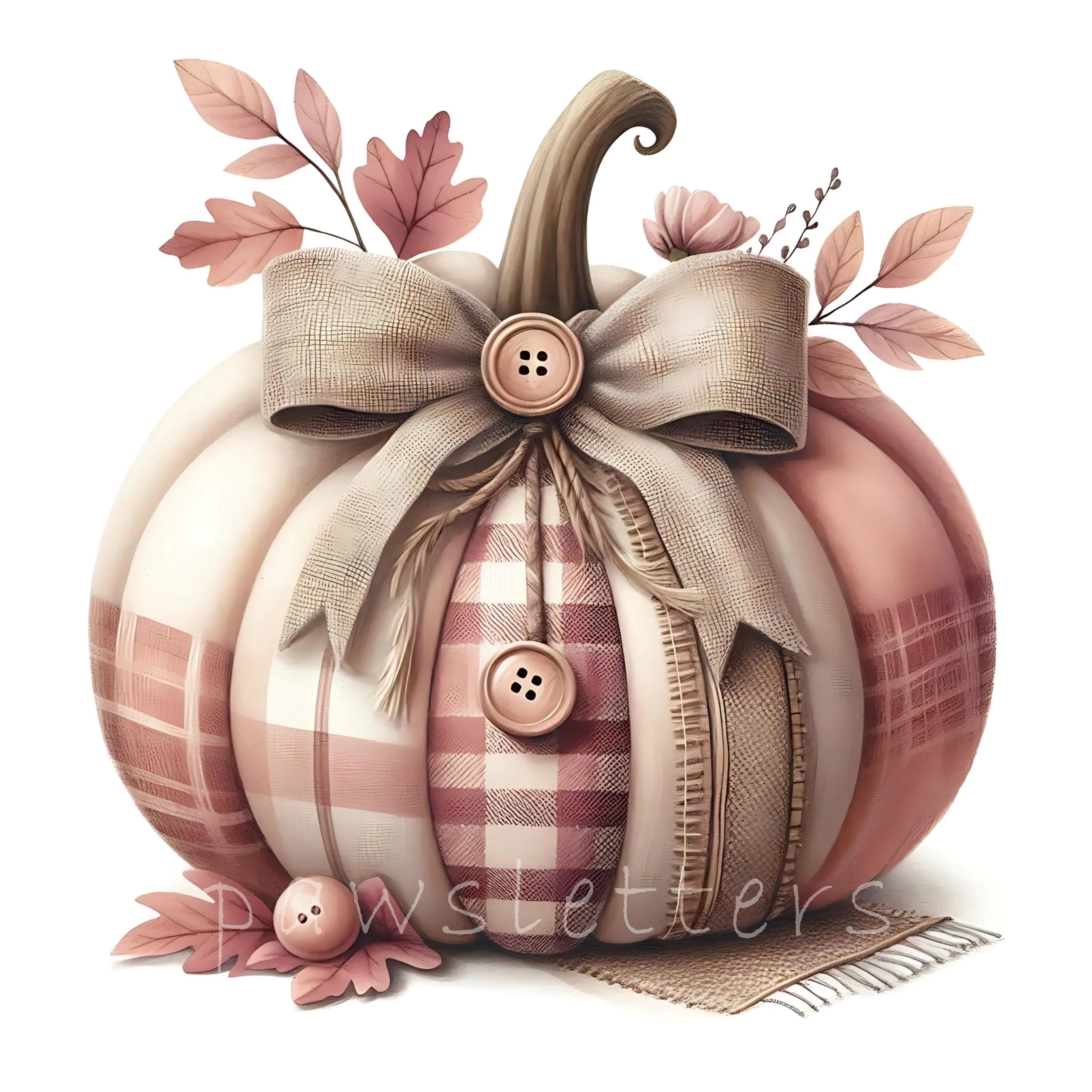 Plaid Pumpkin Clipart | Set of 12 | High Quality 300 DPI Jpegs ...