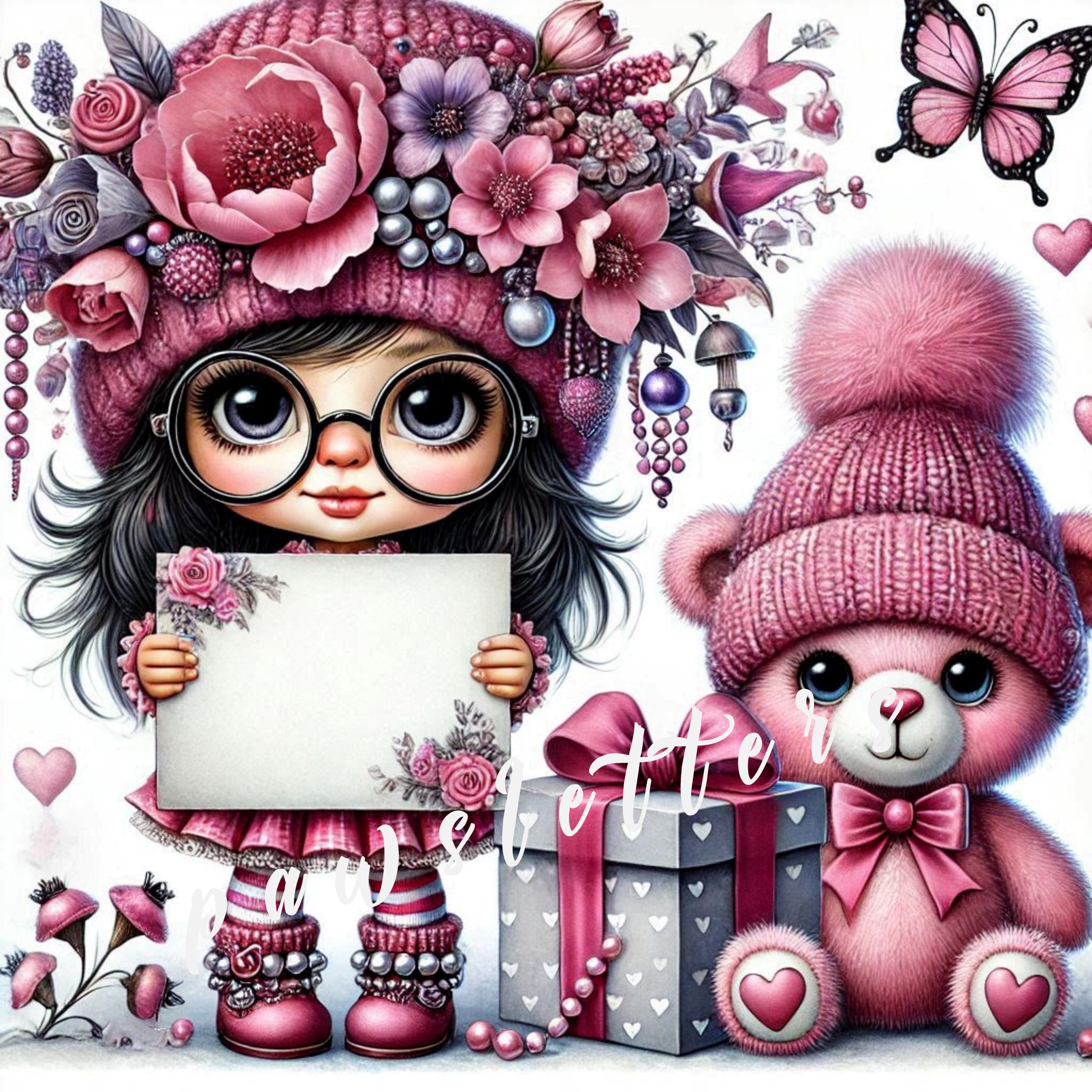 Valentines Gnome Clipart | Set of 10 | High Quality 300 DPI Jpegs ...