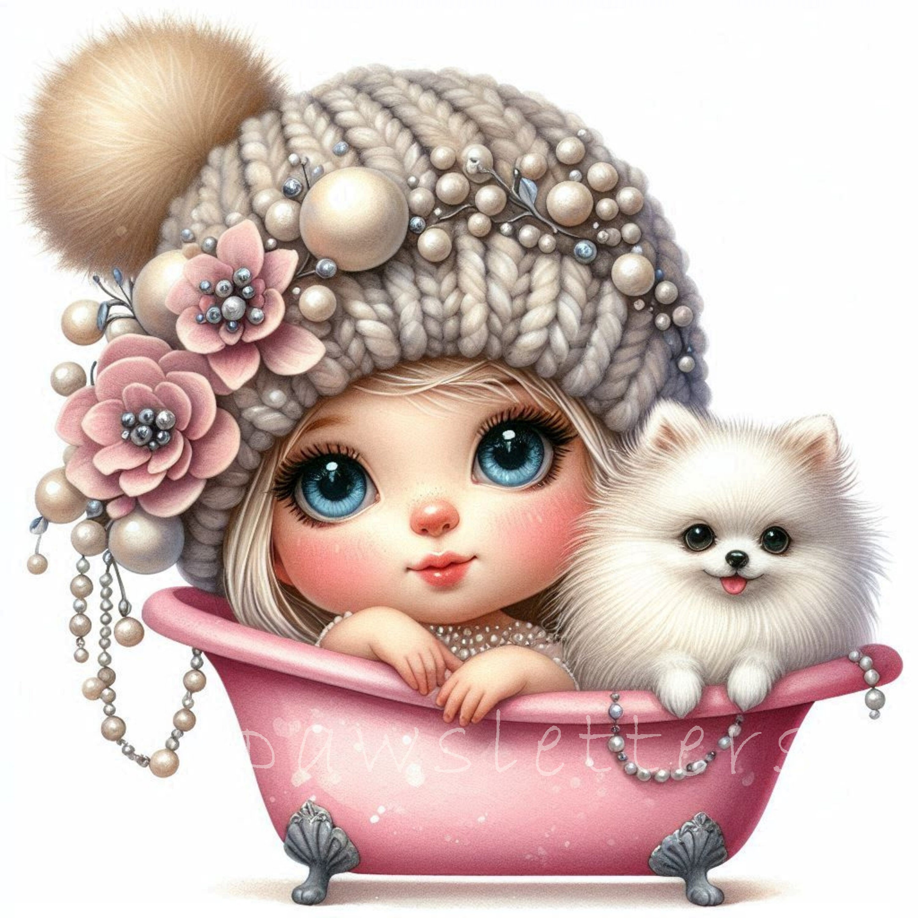 Cozy Bathtub Gnome Clipart Set of 10 High Quality 300 DPI Jpegs Spa ...