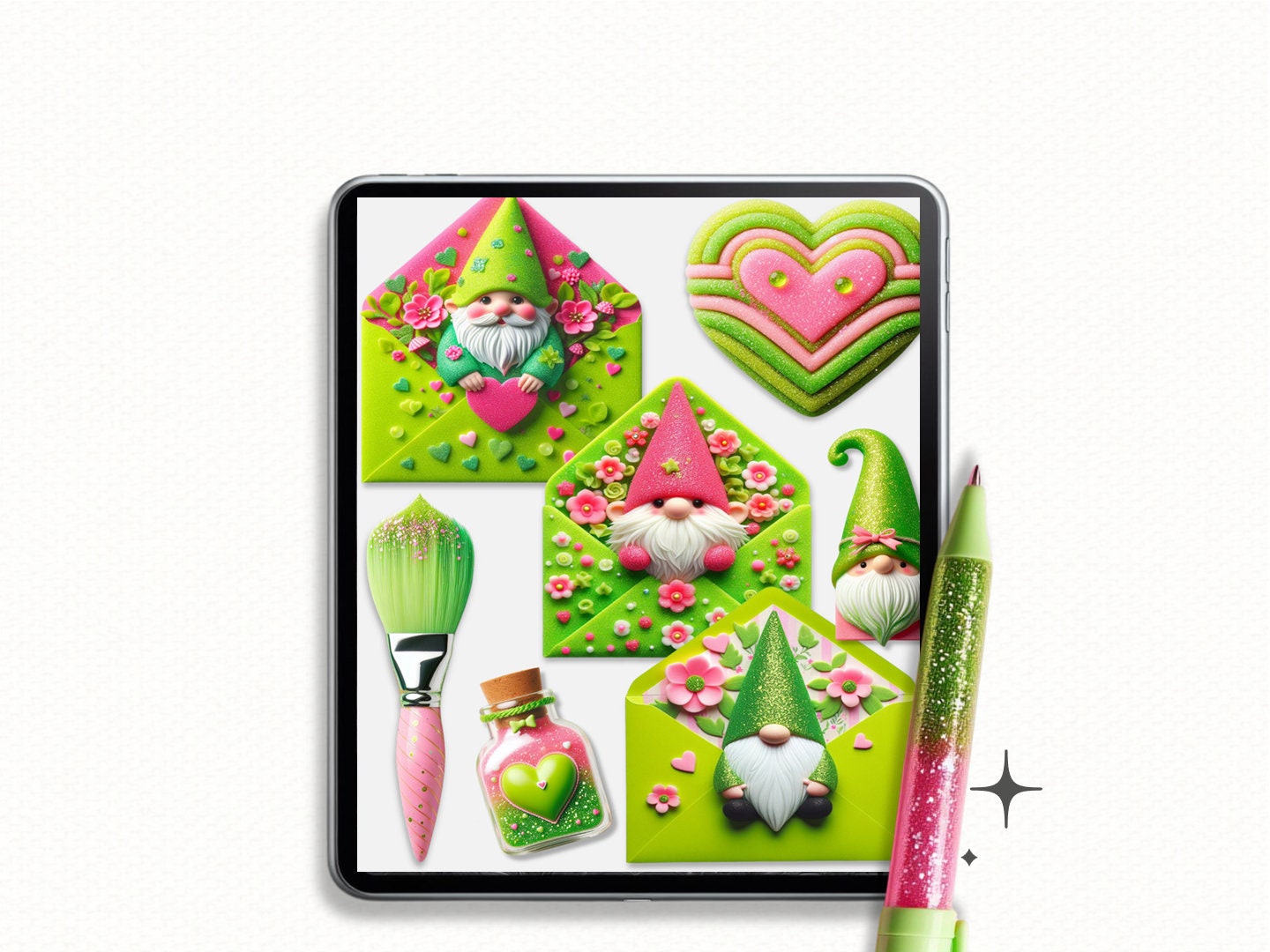 Valentine Gnomes PNG, Valentines Day PNG, Valentines Love PNG ...