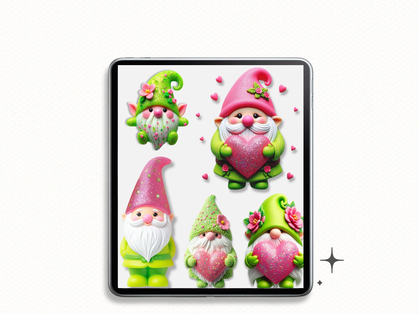 Valentine Gnomes PNG, Valentines Day PNG, Valentines Love PNG ...