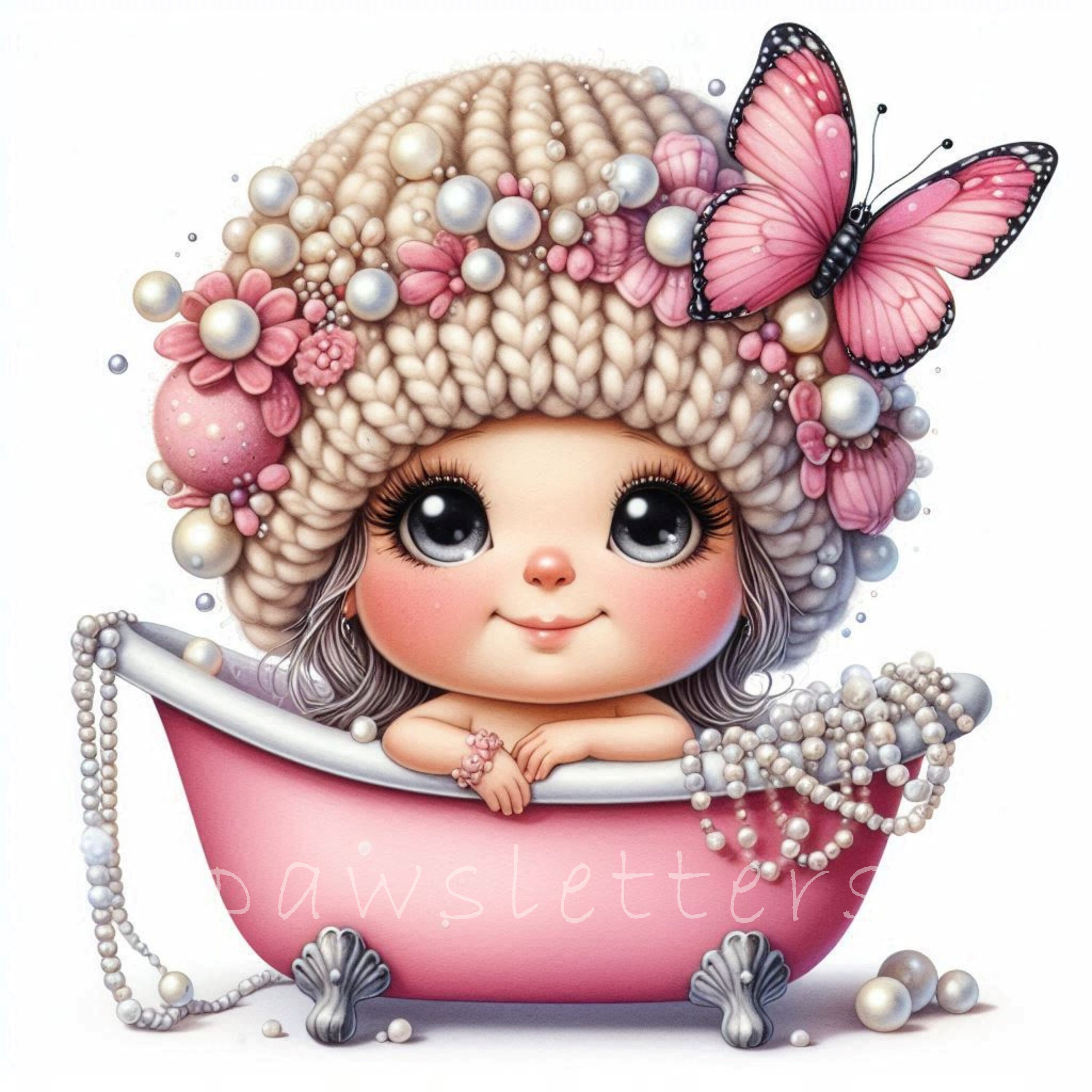 Cozy Bathtub Gnome Clipart Set of 10 High Quality 300 DPI Jpegs Spa ...