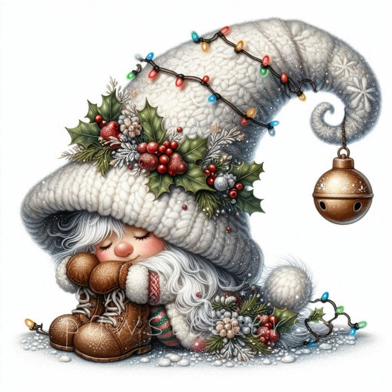 Winter Gnome Clipart Set of 10 High Quality 300 DPI Jpegs Christmas ...