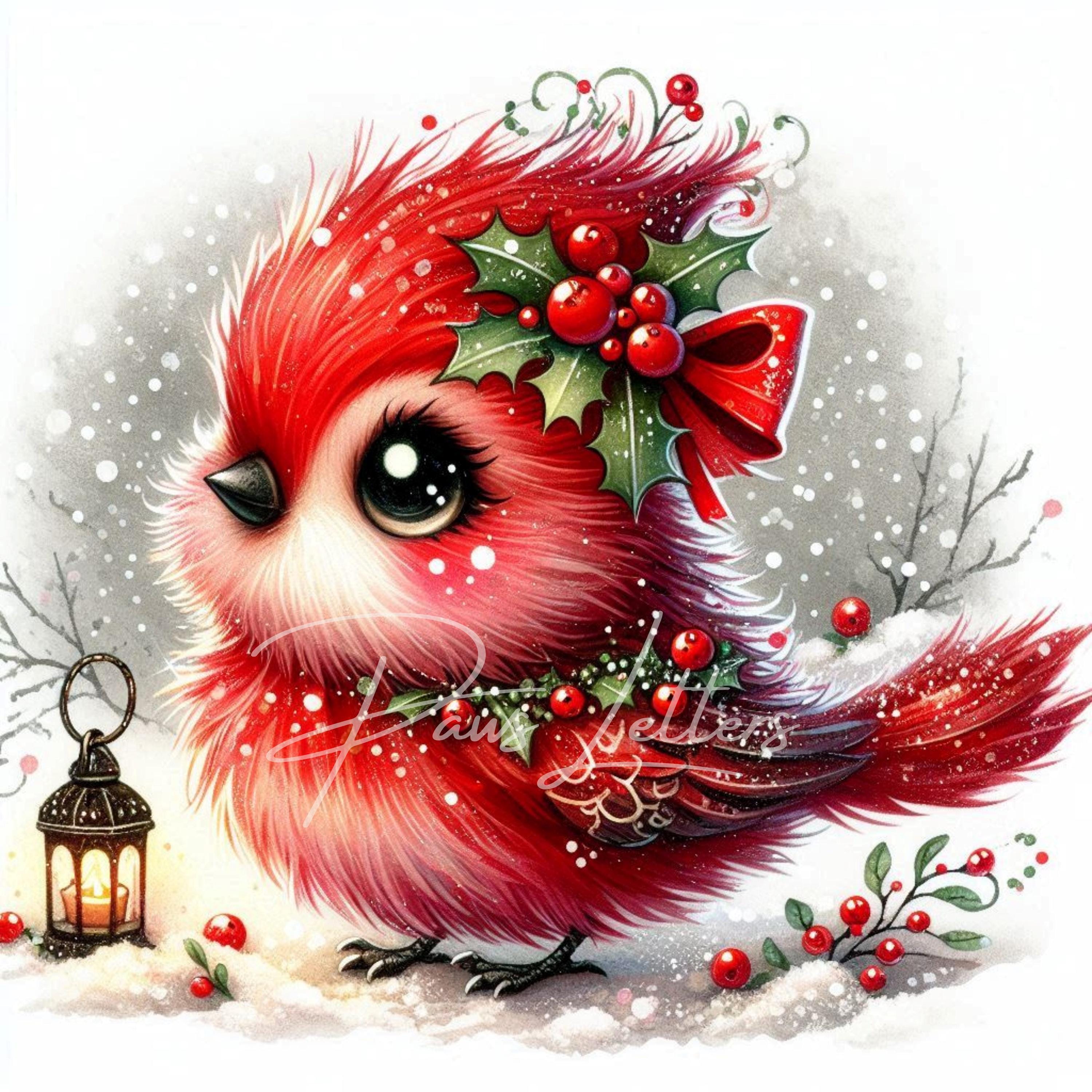 Christmas Animals Clip Art 10 High Res Watercolor Jpgs Winter Animals ...