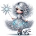 Snowflake Frost Fairy Clipart | Set of 10 | High Quality 300 DPI Jpegs ...