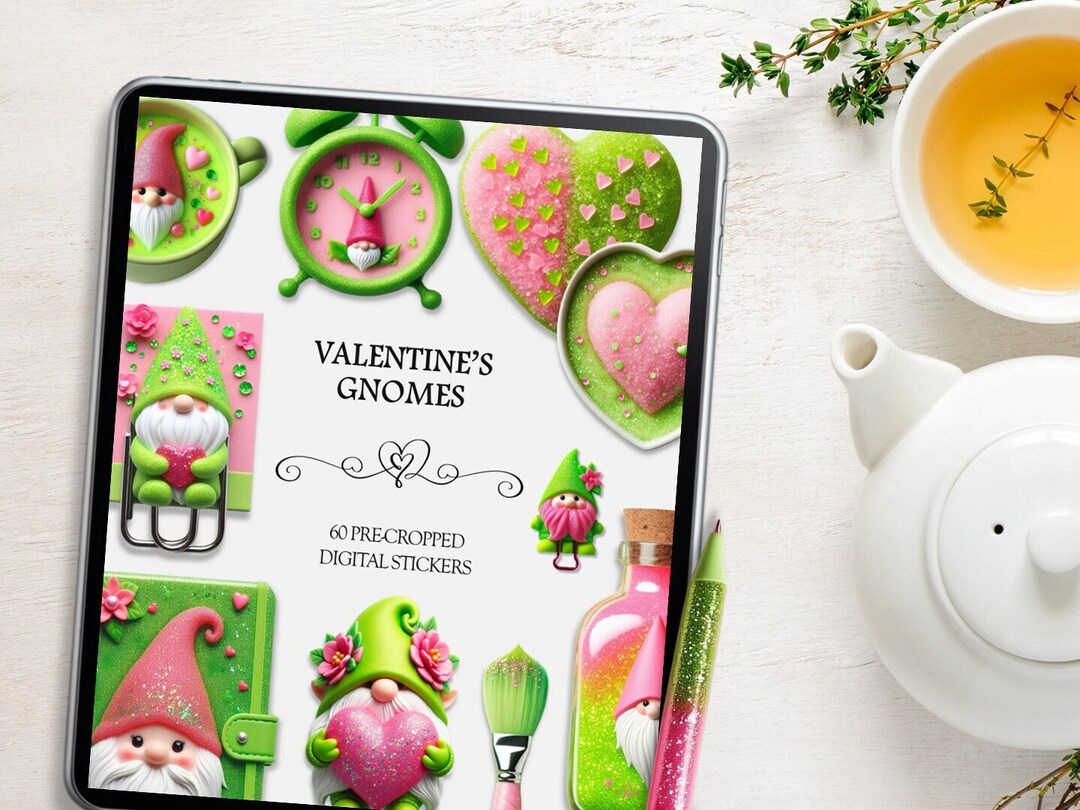Valentine Gnomes PNG, Valentines Day PNG, Valentines Love PNG ...