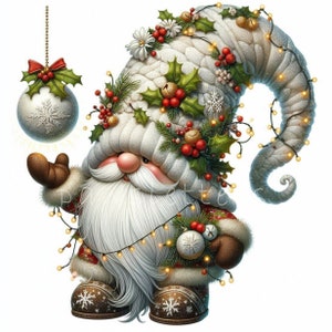 Winter Gnome Clipart | Set of 10 | High Quality 300 DPI Jpegs ...