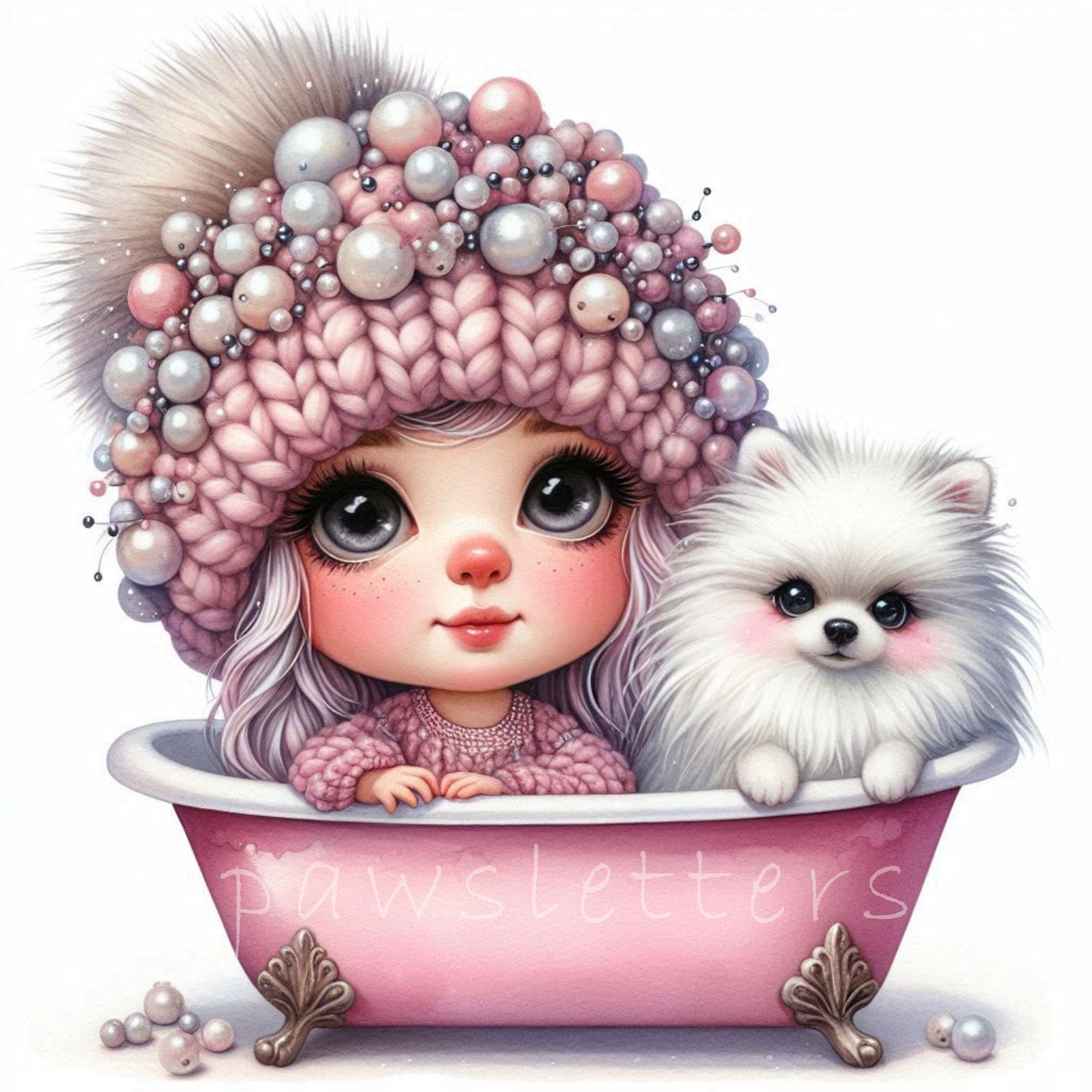 Cozy Bathtub Gnome Clipart Set of 10 High Quality 300 DPI Jpegs Spa ...