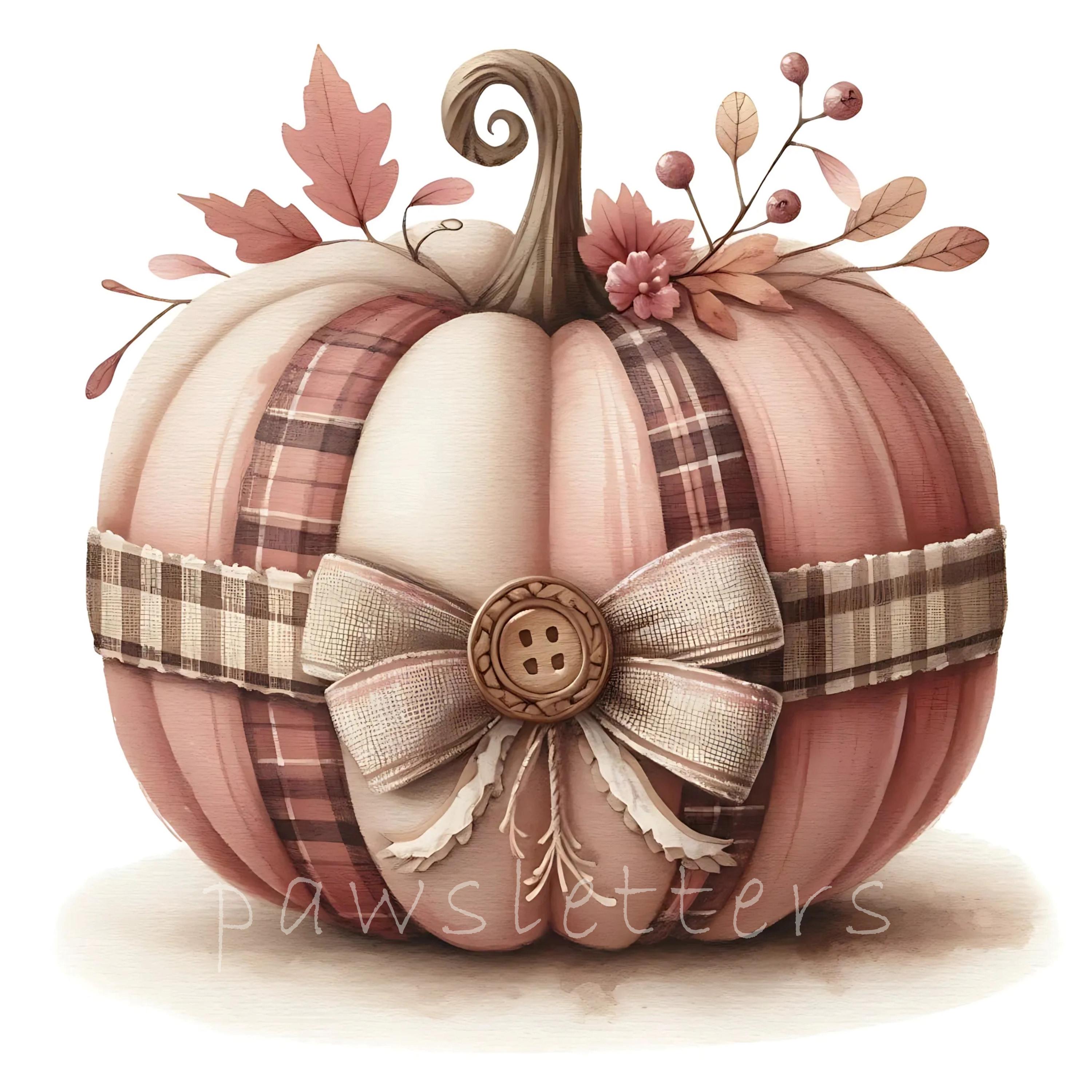 Plaid Pumpkin Clipart | Set of 12 | High Quality 300 DPI Jpegs ...