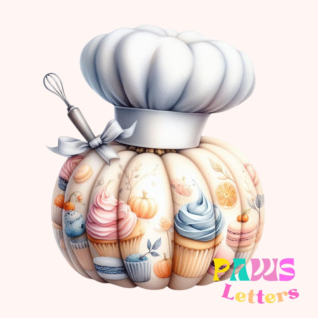 Pumpkin Chef Png Trendy Fall Design Fall Png Aesthetic Png PNG Design ...