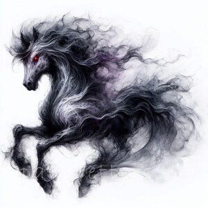 Nightmare Mare Clipart | Set of 10 | High Quality 300 DPI Jpegs ...