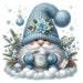 22 JPG Watercolor Winter Gnome, Christmas Gnome Clipart, Cute Gnome ...