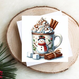 Holiday Hot Cocoa Mug Clipart 10 High Res Watercolor Jpgs Winter Hot ...