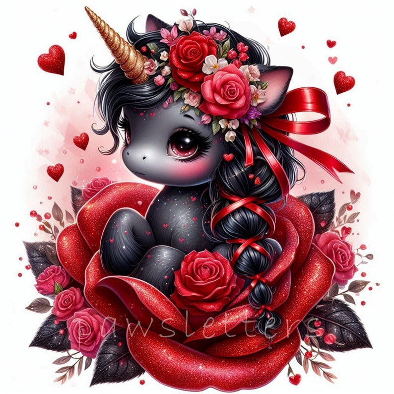 Watercolor Baby Unicorn Clipart | Set of 10 | High Quality 300 DPI ...