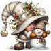 Winter Gnome Clipart | Set of 10 | High Quality 300 DPI Jpegs ...
