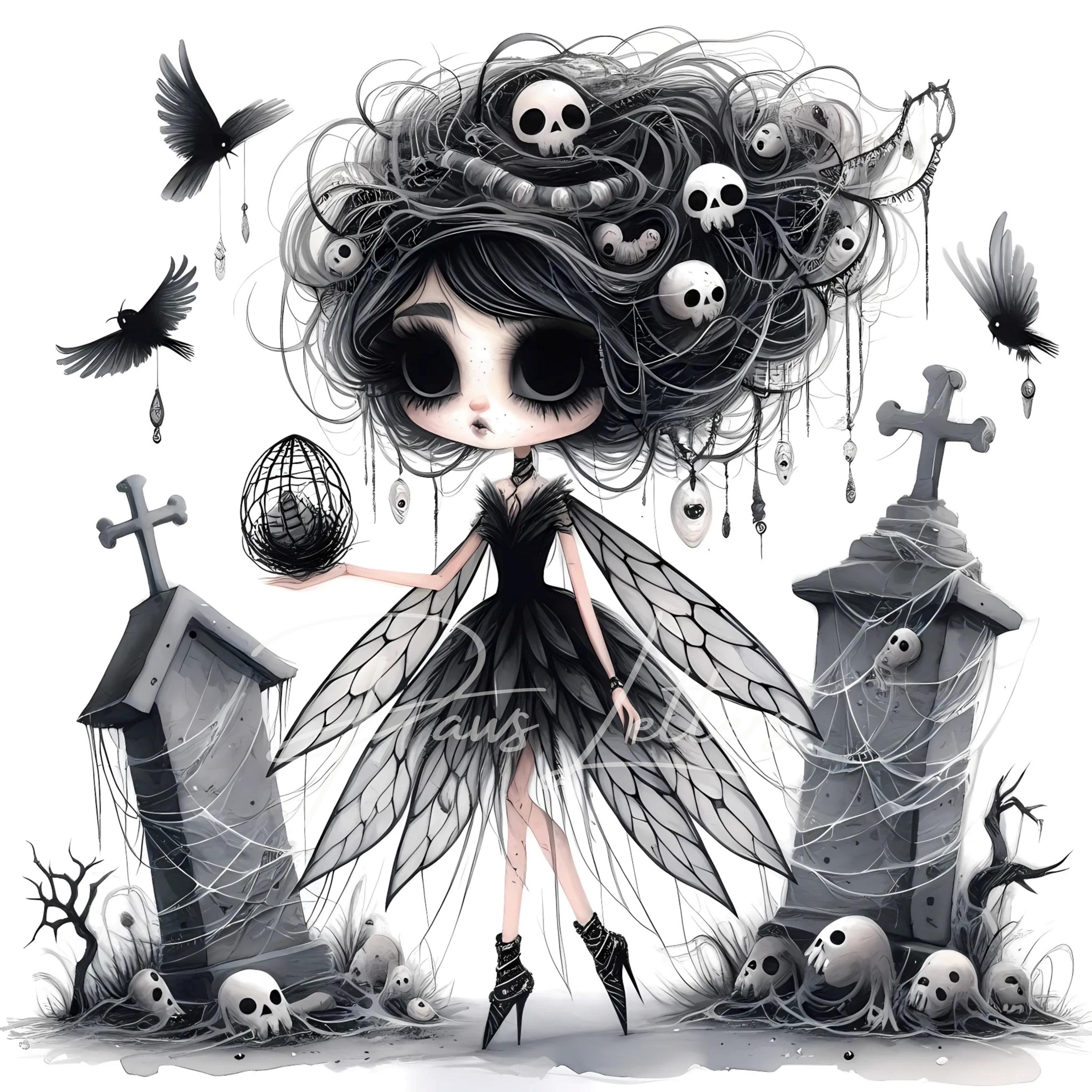 Cocoon Keeper Doll Clipart | Dark Fantasy Art Jpgs | Mysterious Forest ...