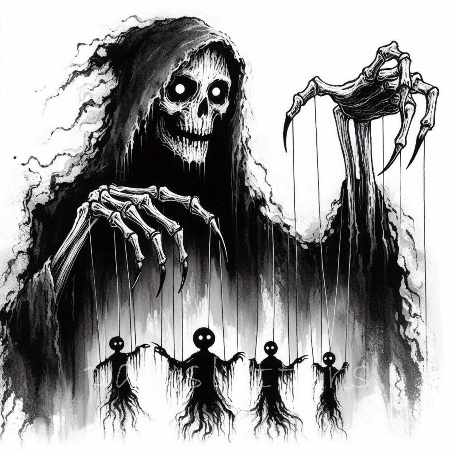 Phantom Puppeteer Clipart Set of 10 High Quality 300 DPI Jpegs ...