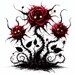 Vampiric Rose Vines | Set of 10 | High Quality 300 DPI Jpegs | Spooky ...