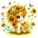 Baby Unicorn Watercolor Clipart Set of 10 High Quality 300 DPI Jpegs ...