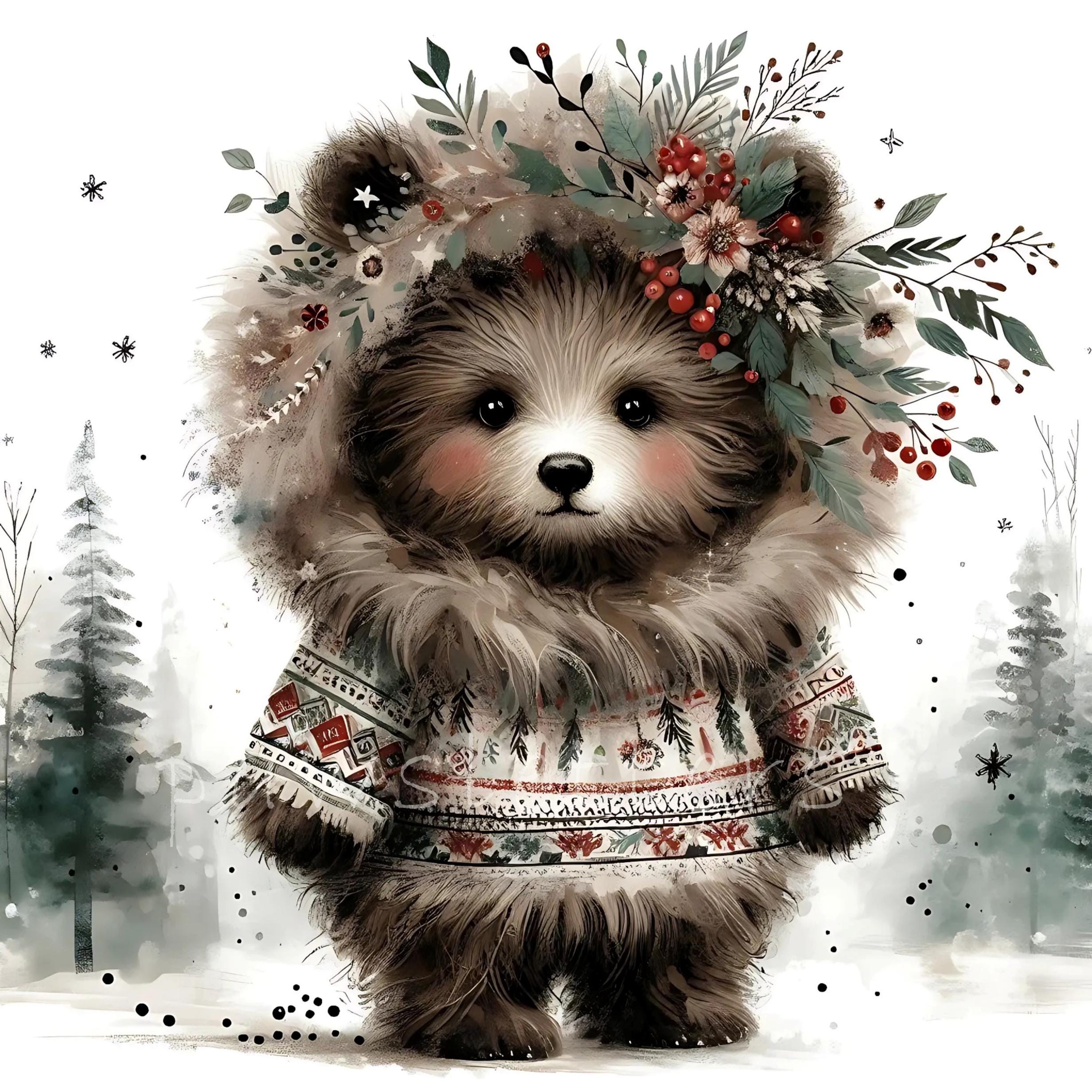 Woodland Animals Clipart, 10 High Quality 300 DPI Jpgs Watercolor ...