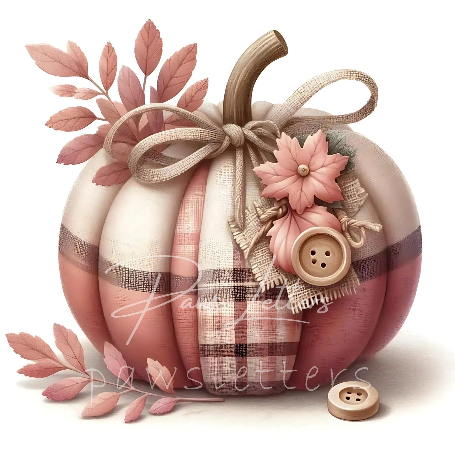 Plaid Pumpkin Clipart | Set of 12 | High Quality 300 DPI Jpegs ...