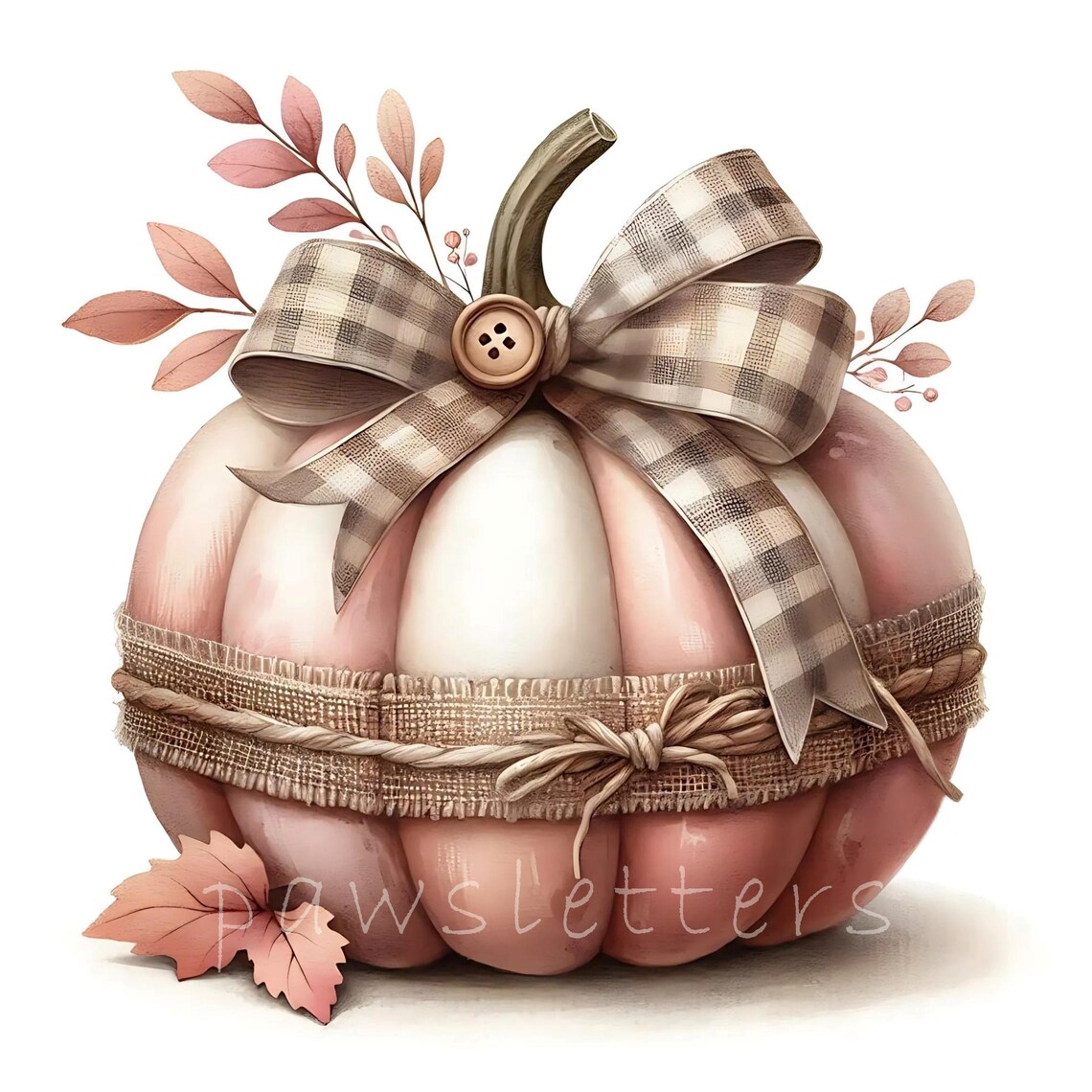 Plaid Pumpkin Clipart | Set of 12 | High Quality 300 DPI Jpegs ...