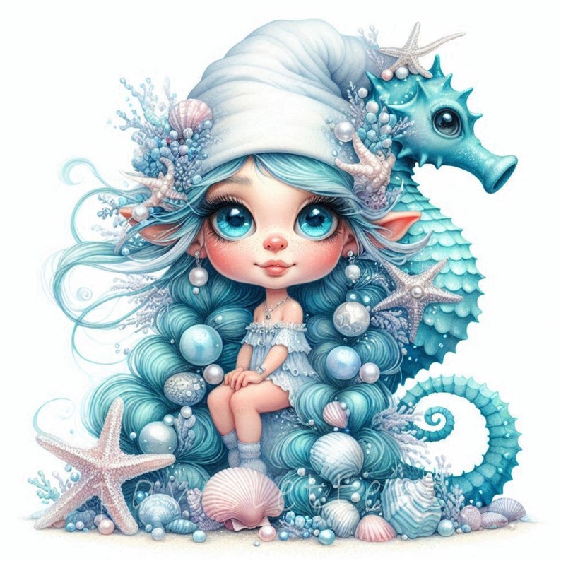 Sea Adventure Gnome Clipart Set of 10 High Quality 300 DPI Jpegs ...