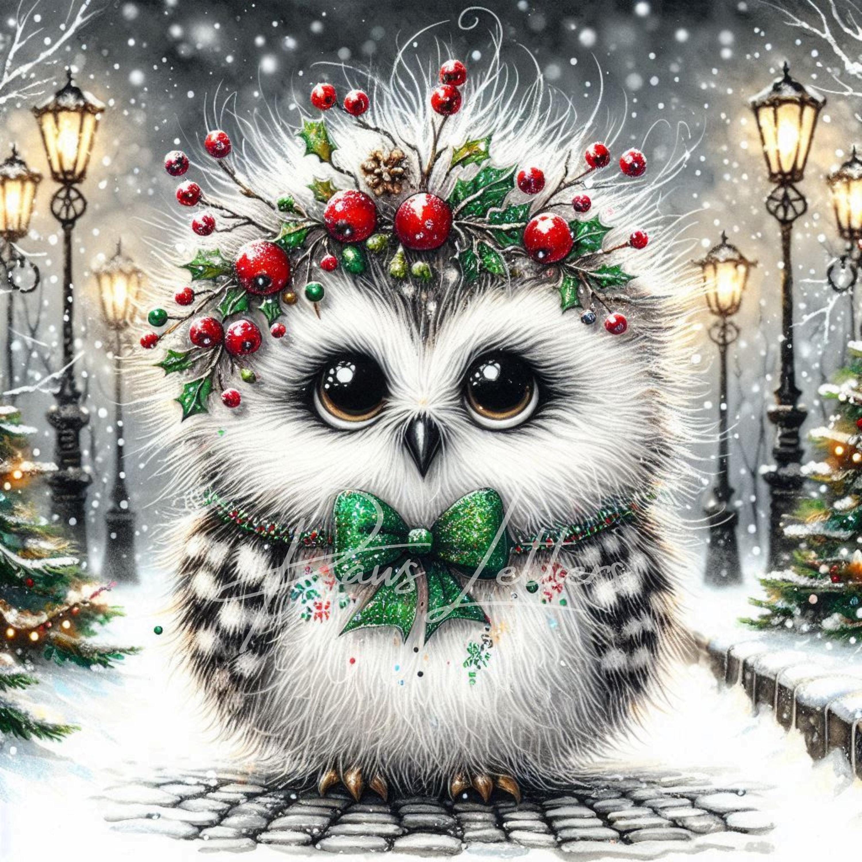 Christmas Animals Clip Art 12 High Res Watercolor Jpgs Winter Animals ...