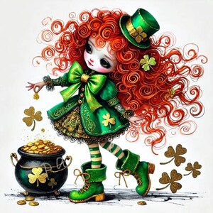Leprechaun Lucky Charm | Set of 10 | High Quality 300 DPI Jpegs | St ...