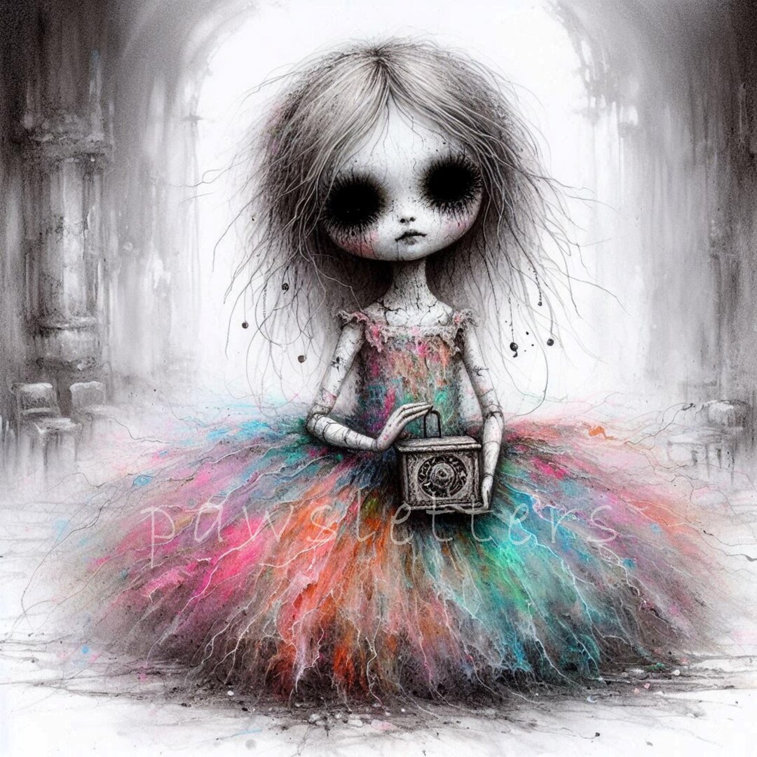 Undead Ballerina Doll | Set of 10 | High Quality 300 DPI Jpegs ...