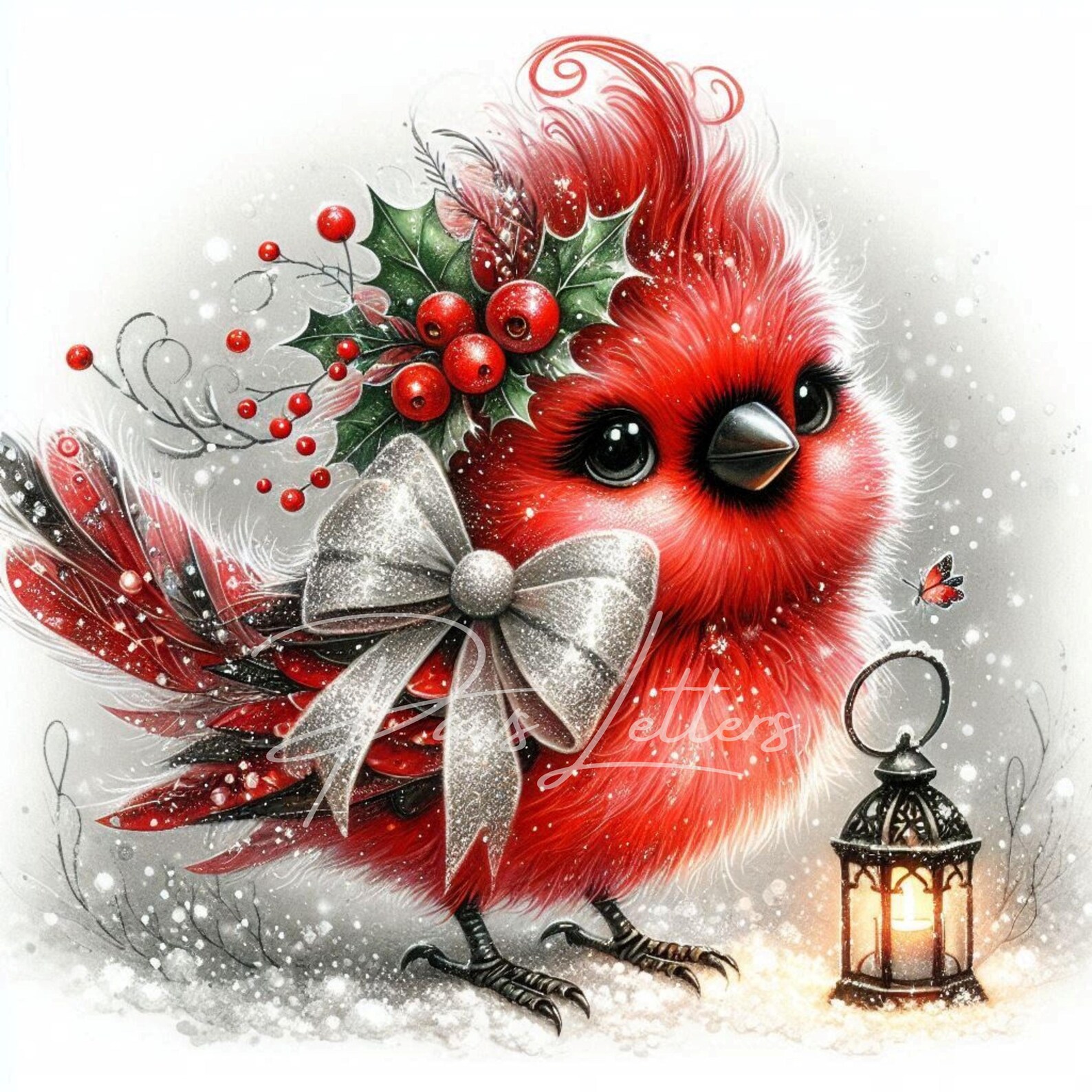 Christmas Animals Clip Art 10 High Res Watercolor Jpgs Winter Animals ...