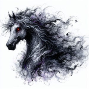 Nightmare Mare Clipart | Set of 10 | High Quality 300 DPI Jpegs ...